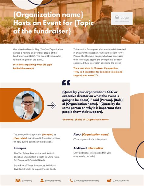 How To Write A Press Release Templates