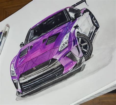 Realistic Gtr Drawing By Jazz Malhotra