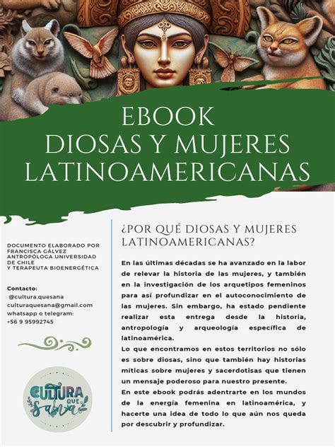 Diosas Y Mujeres En Latinoamérica Pdf Diosa