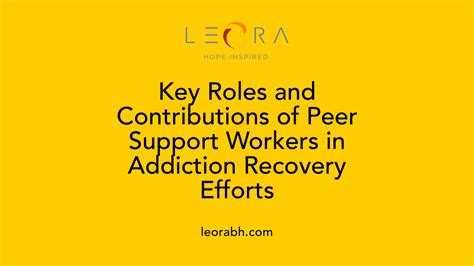 The Role Of Peer Support In Addiction Recovery