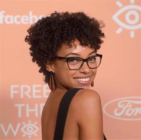 Logan Browning On Instagram Peachy” Dope Hairstyles Natural Hair