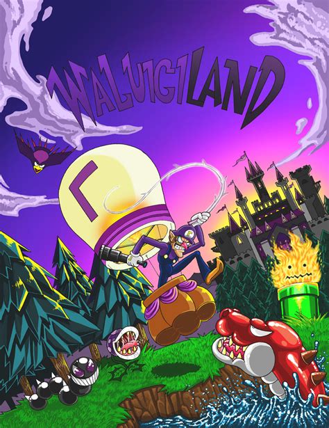Waluigi Land By Theanimationgod On Deviantart