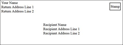 Addressing An Envelope