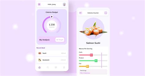 Macro Counting App Healthy Concept By Capi Creative Design On Envato Elements