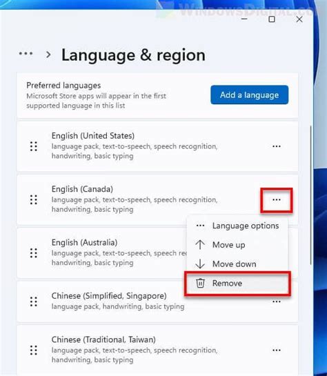 How To Remove Keyboard Language From Windows 11 Rwindows10howto