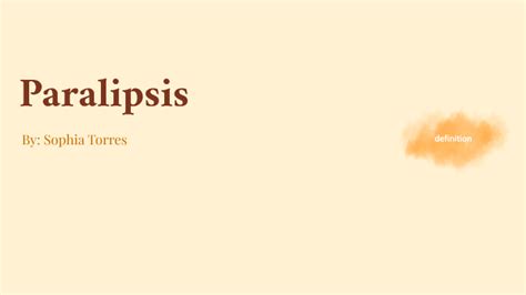 Logical Fallacy Paralipsis By Sophia Torres On Prezi