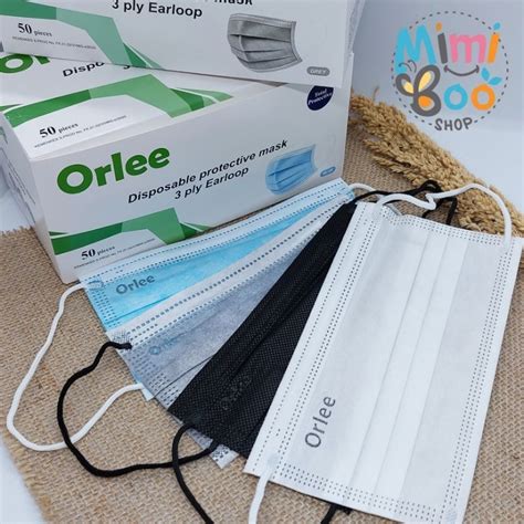 Jual Masker Orlee 3ply Isi 50pcs Shopee Indonesia