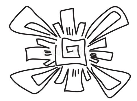 Hand Drawn Flower Isolated Doodle Sketch Of Flowers Blossom Scribble