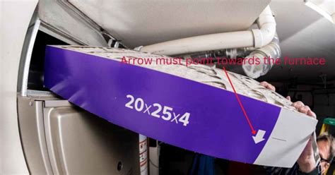 The Correct Direction To Install A Furnace Filter Check Arrow