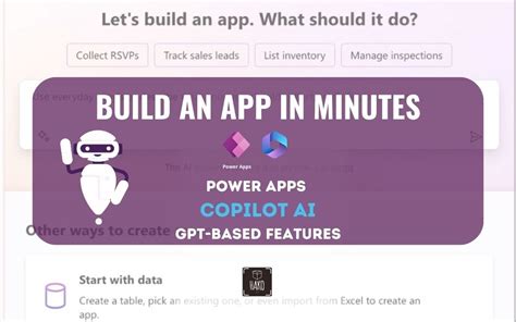 Power Apps Copilot Ai Tutorial Gpt Based Features Build An App 📱 In Minutes Hako It