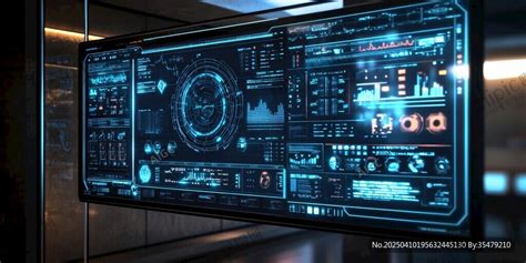 Ai创作图智能屏幕 数据展示 科技 界面 图表 图形 显示屏 数字 光影 未来感 信息 可视化 界面设计 科幻 交互 昵图网