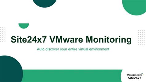 Vmware Monitoring Discover And Monitor Your Virtual Environment Pptx