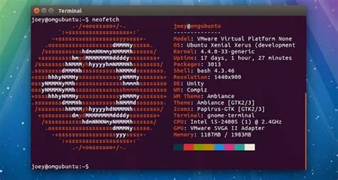 blog elhacker pfetch screenfetch o neofetch mostrar información del sistema en linux