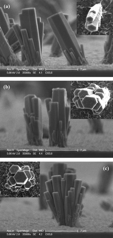 Renucleation And Sequential Growth Of Zno Nanorod Arrays Perpendicular