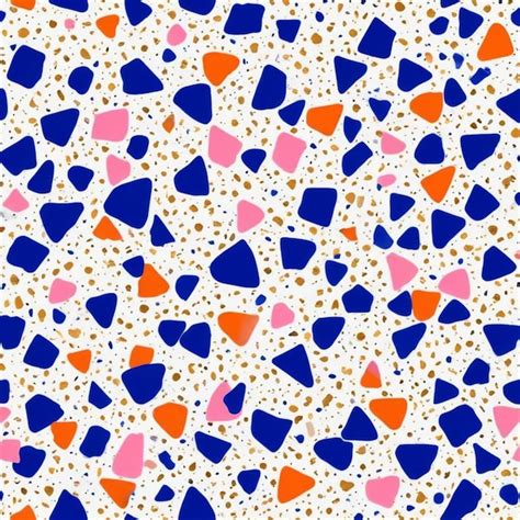 Colorful Terrazzo Pattern Design Premium Ai Generated Image