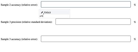 Solved Determine The Precision And Accuracy Of These Data Chegg