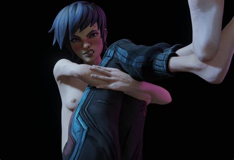 Rule 34 1girls 3d Angry Annoyed Ava Borderlands Barefoot Blue Hair Borderlands Borderlands 3