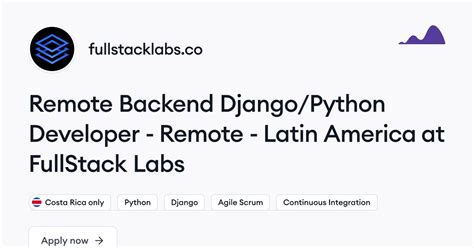 himalayas on linkedin remote backend django python developer remote latin america job at…