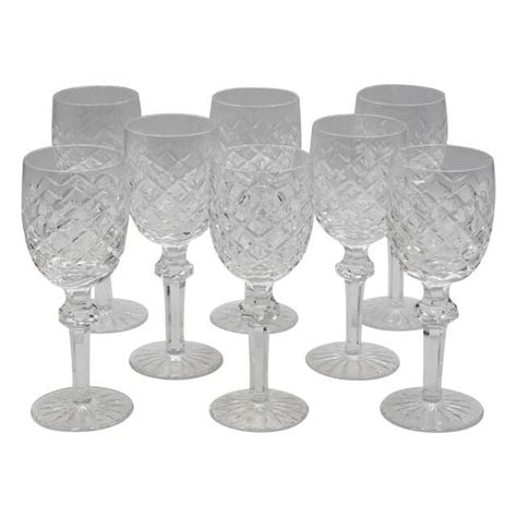 Vintage Waterford Crystal Wine Glass Patterns 9 For Sale On 1stdibs Waterford Crystal