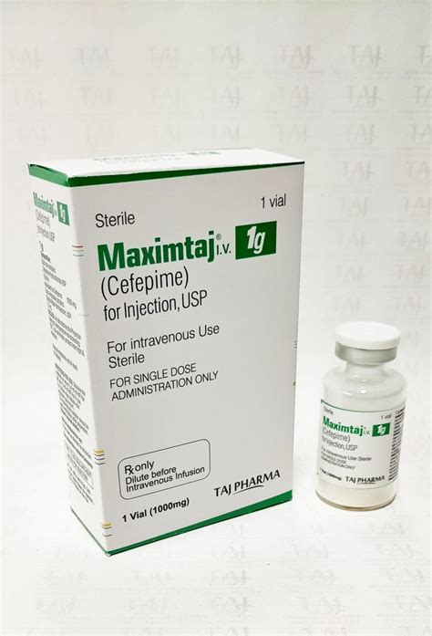 Cefepime For Injection Usp 1gm Manufacturer And Pan In India