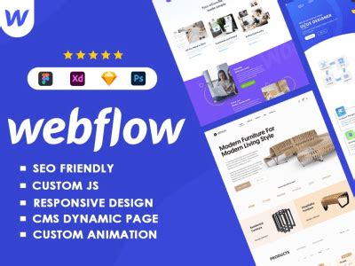 Responsive And Dynamic Webflow Website From Your Design Upwork