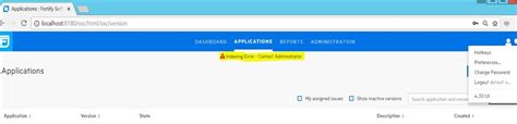 Fortify SSC Indexing Error On Dashboard Fortify Discussions OpenText Fortify