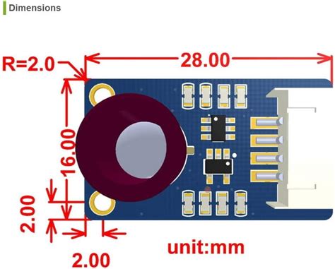 Mlx90640 Ir Array Thermal Imaging Camera Module 32 24 Pixels 55 Field