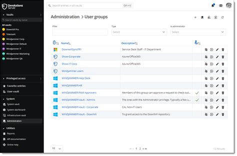 User Groups Devolutions Documentation