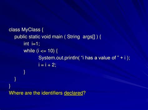 Aka The Birth Life And Death Of Variables Ppt Download