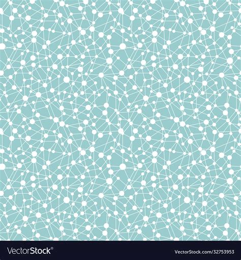 Neural Network Seamless Pattern Royalty Free Vector Image