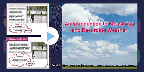 An Introduction To Measuring And Recording Weather Twinkl