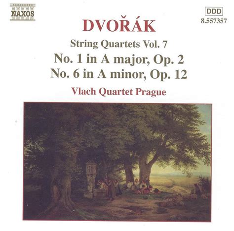 Dvorak String Quartets Vo 7 Vlach Quartet Prague Cd Album