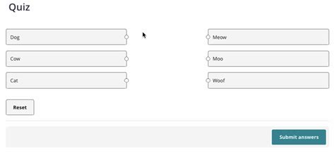 How Do I Use The Match It Widget How To Use The Match It Widget Quiz Widgets Openlearning