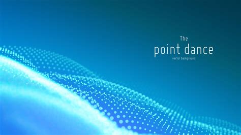 free vector vector abstract particle wave points array with shallow