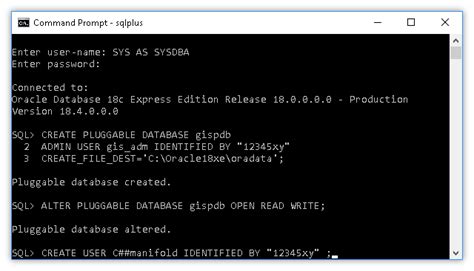 Configure Oracle