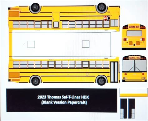 Thomas Hdx Papercraft Blank By Busdriver2086no2 On Deviantart