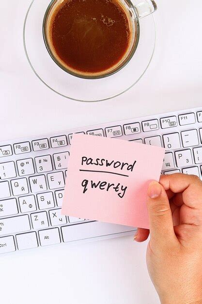 Premium Photo The Password On The Sticker