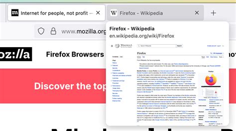 Mozilla Firefox Is Adding Hover Tab Previews