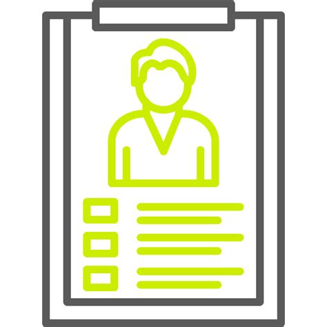 Employee Data Generic Color Outline Icon