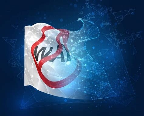 Premium Vector Stop War Vector Flag Virtual Abstract 3d Object From Triangular Polygons On A