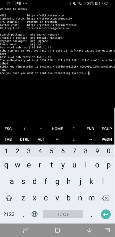 Tr Android Terminal Emülatörü Termux