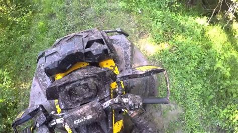 Mudding Ride Along On A 2015 Can Am Outlander Xmr 800 Youtube