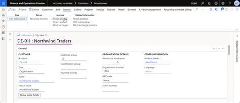 支持 Er 数据模型的参数化调用 Finance And Operations Dynamics 365 Microsoft Learn