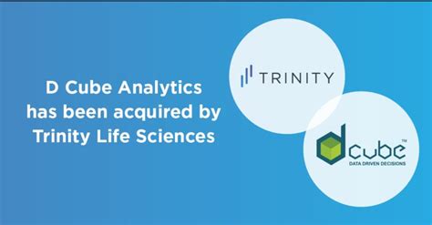 D Cube Analytics On Linkedin Trinity Life Sciences Acquires D Cube