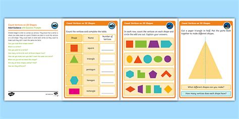 👉 White Rose Maths Compatible Y2 Count Vertices On 2d Shapes