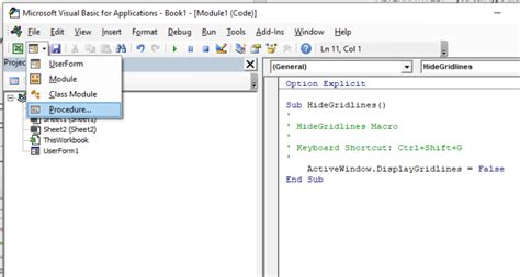 Vba Opening And Using The Visual Basic Editor Vbe In Excel Automate Excel
