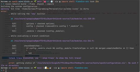 Dirty Nixos Rebuild Build Flake Issues Help NixOS Discourse