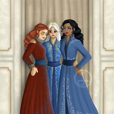 Genya Alina And Zoya Female Girl Lady