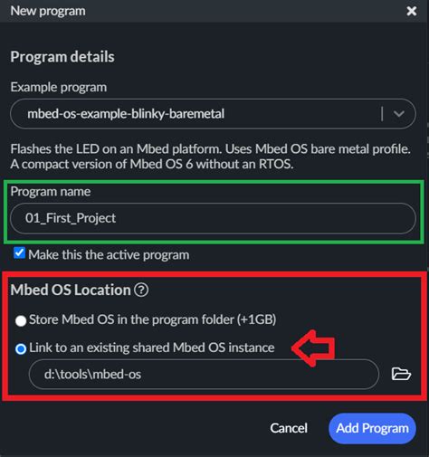 Creation Of A Mbed Project — Nucleo Basics 01 Documentation