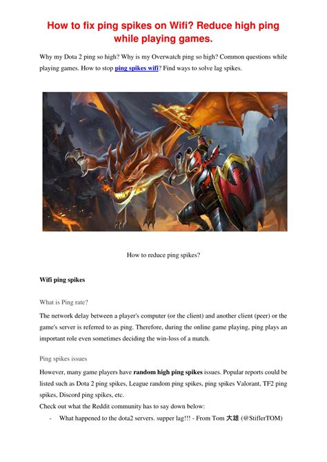 PPT How To Fix Ping Spikes On Wifi Reduce High Ping While Playing Games PowerPoint